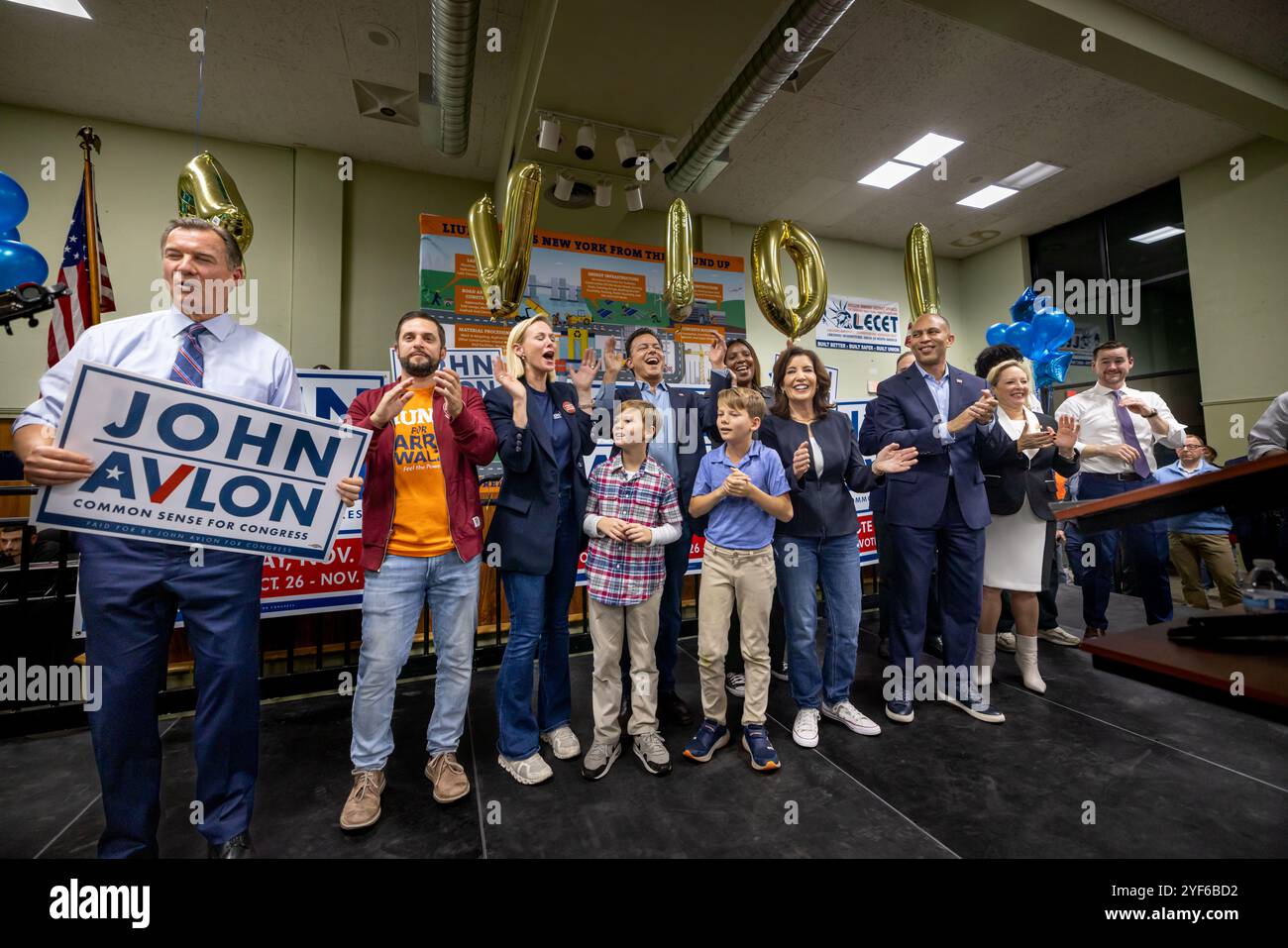 MELVILLE, NEW YORK - NOVEMBER 2: House Minority Leader Hakeem Jeffries ...