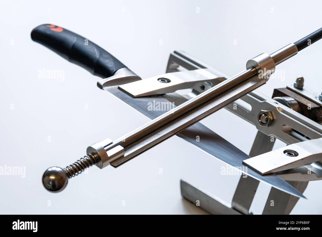 DIY manual knife and tool sharpener Stock Photo - Alamy