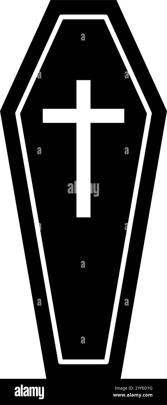 Casket cross Stock Vector Images - Alamy