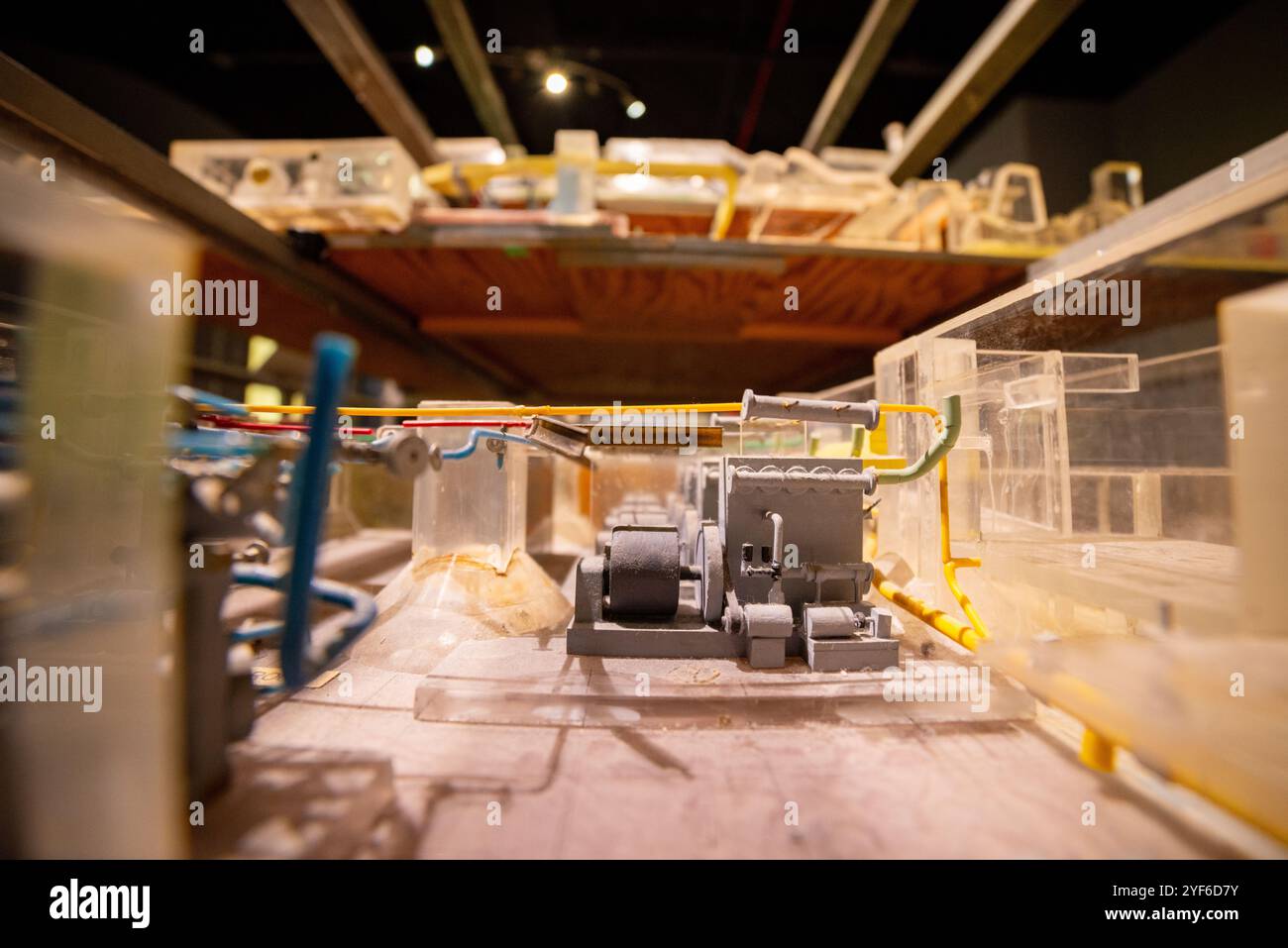 Simulation map at the Diefenbunker, Carp, Ontario, Canada Stock Photo ...