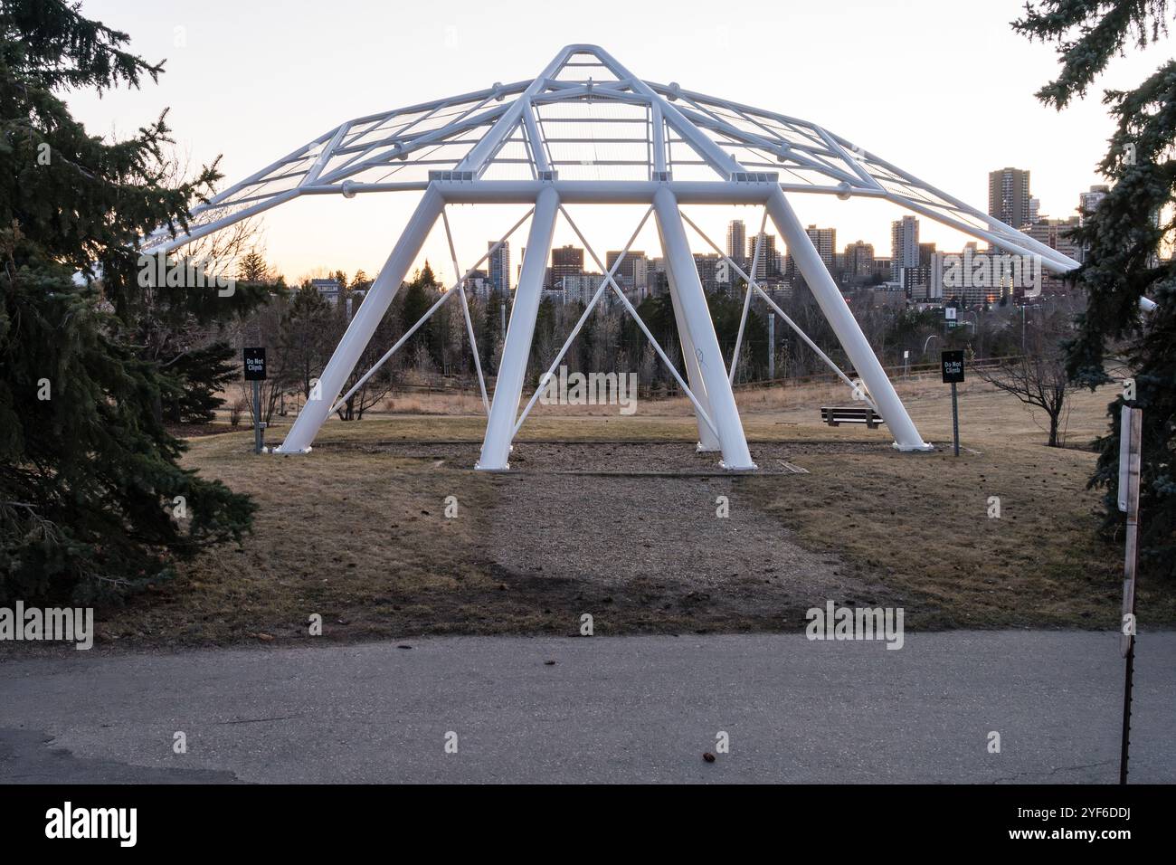 Edmonton, Canada,April 20, 2024:Dove of Peace designed by Edward J ...
