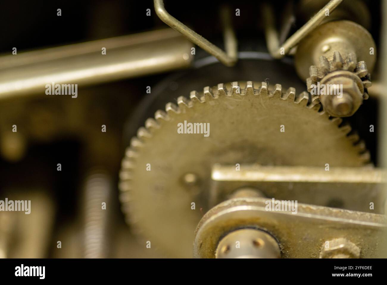 Macro of gear system at the Diefenbunker, Carp, Ontario, Canada Stock ...