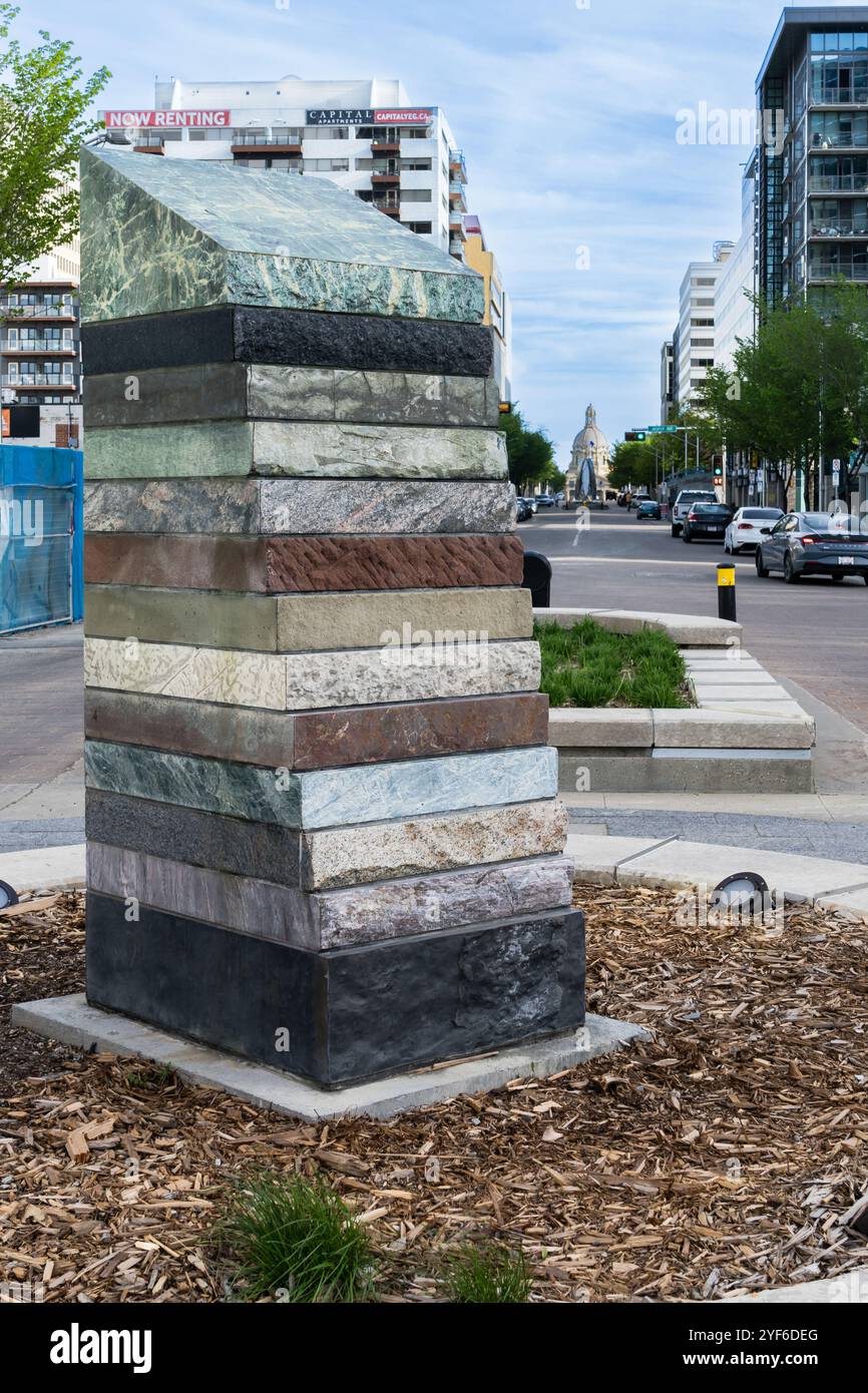 Edmonton, Canada, May 27, 2024: "Sentinel" by Sandra Bromley ...