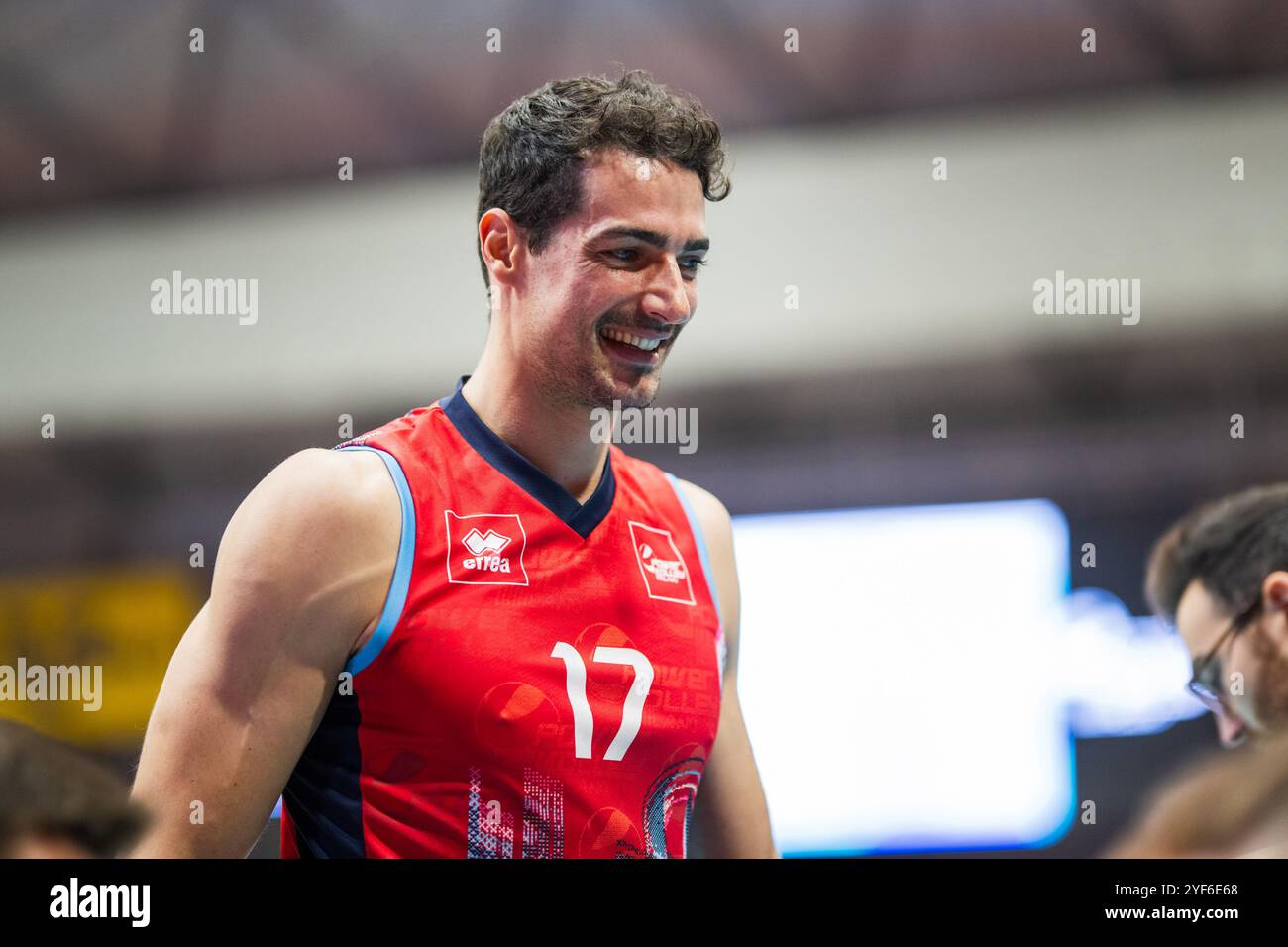 Louati Yacine ( Allianz Milano ) during Gas Sales Bluenergy Piacenza vs ...