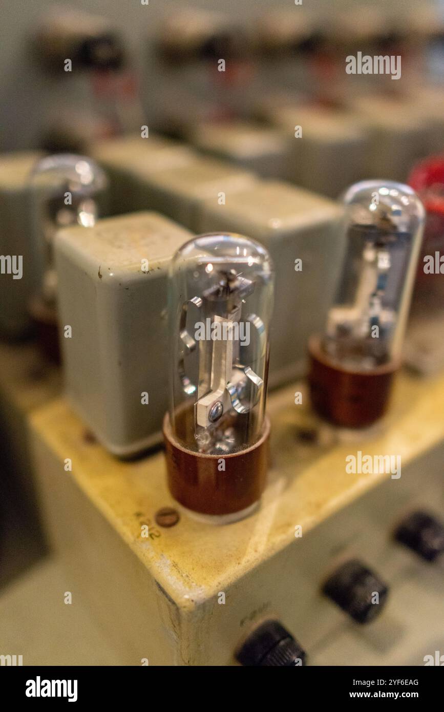 Macro of electric tube at the Diefenbunker, Carp, Ontario, Canada Stock ...