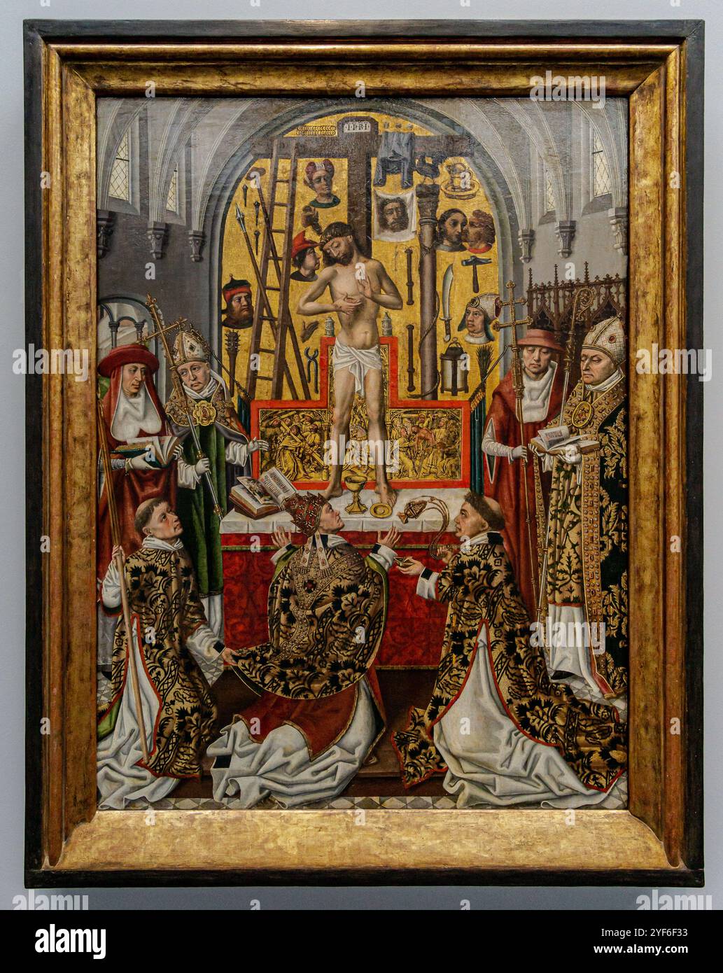Mass of Saint Gregory - Hans Memling Stock Photo - Alamy