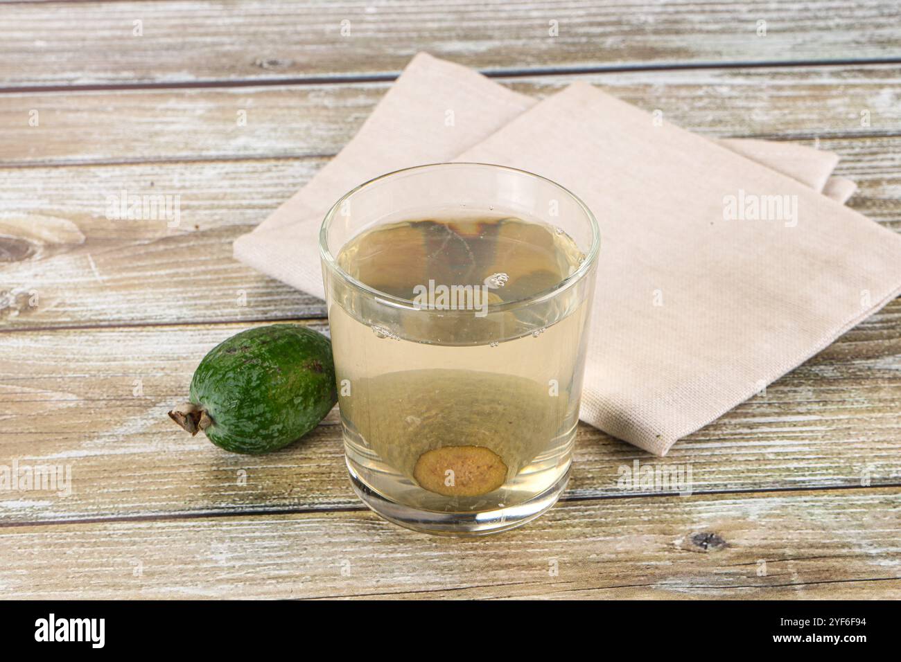 Homemade organic feijoa compote fresh drink Stock Photo - Alamy