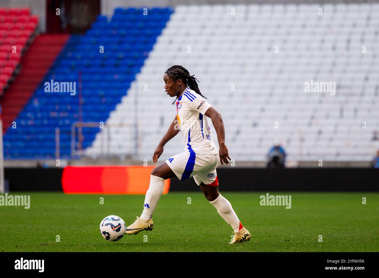 Lyon, France. 03rd Nov, 2024. Tabitha Chawinga (22 Olympique Lyonnais ...