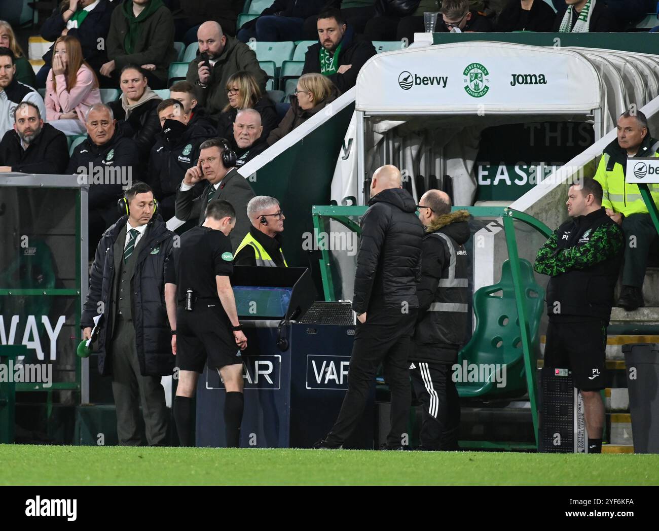 Easter Road Stadium, Edinburgh.Scotland 3rd Nov 24 William Hill ...
