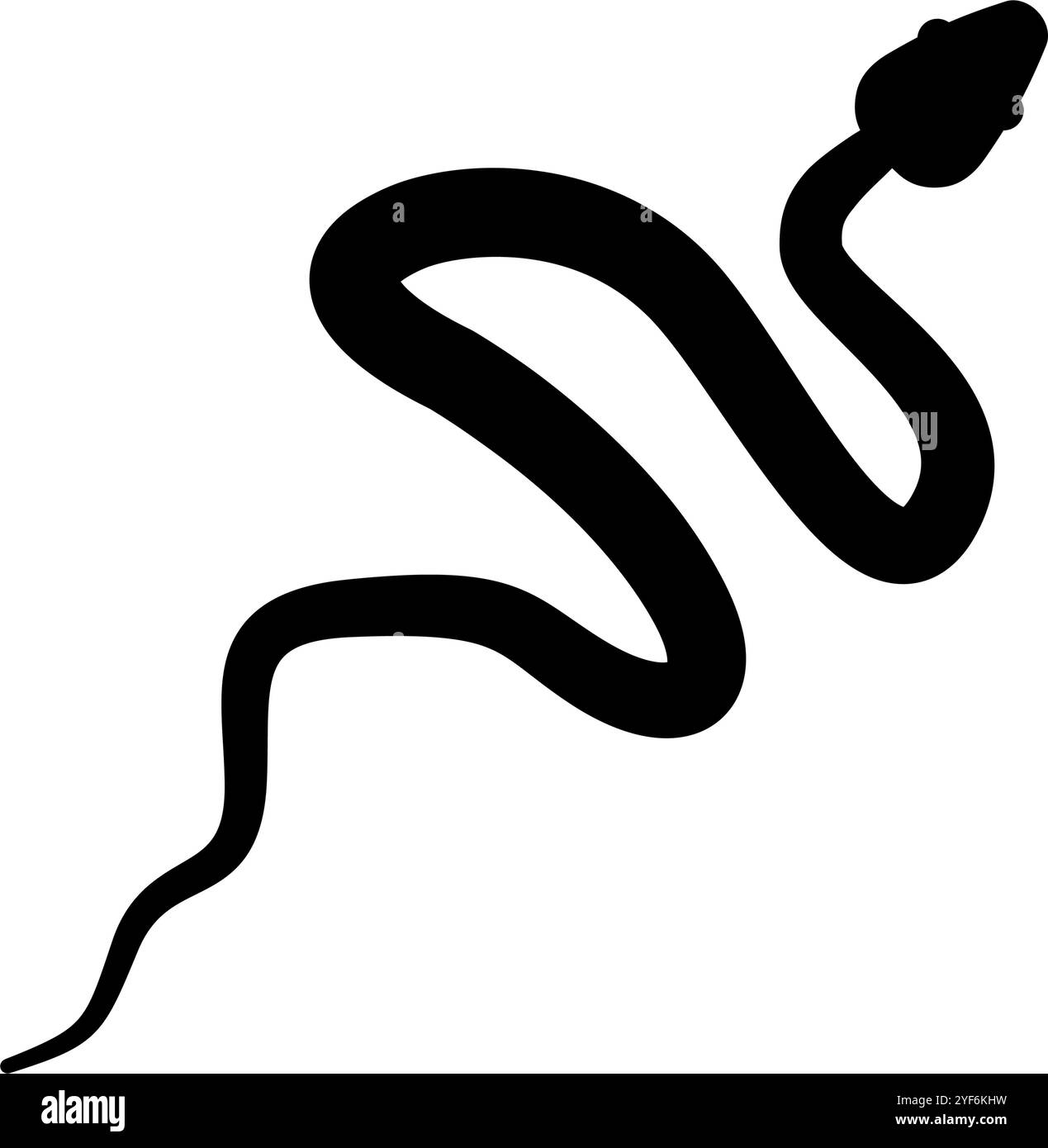 Snake illustration simple hi-res stock photography and images - Alamy