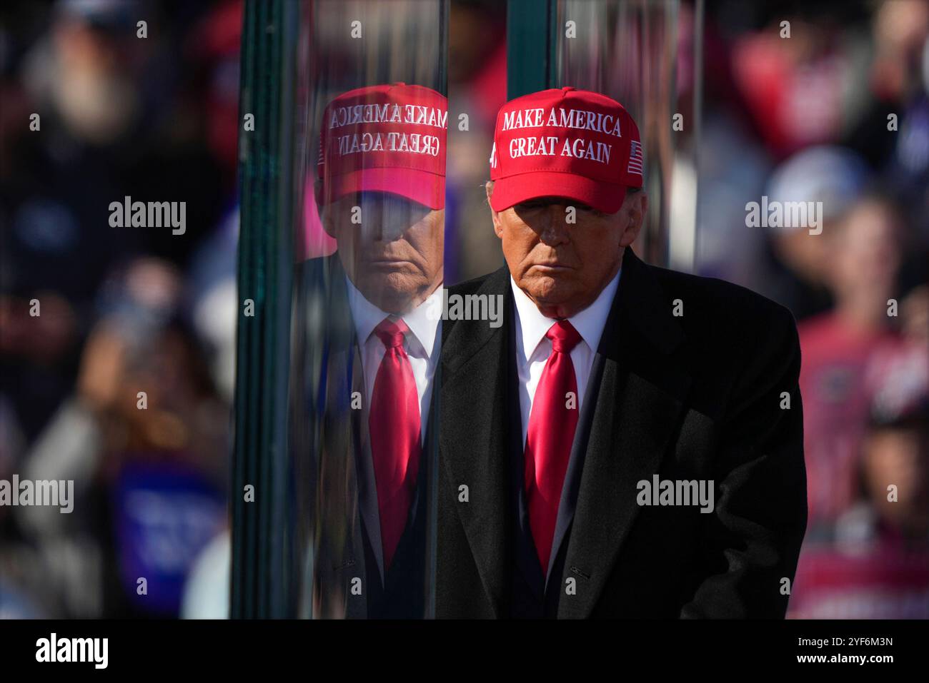 Republican presidential nominee former President Donald Trump is ...
