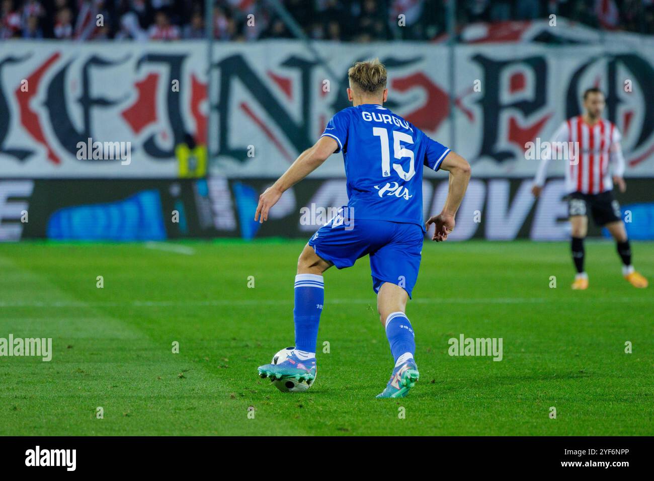 Krakow, Poland, 19th October 2024, A football match in the Pko BP ...