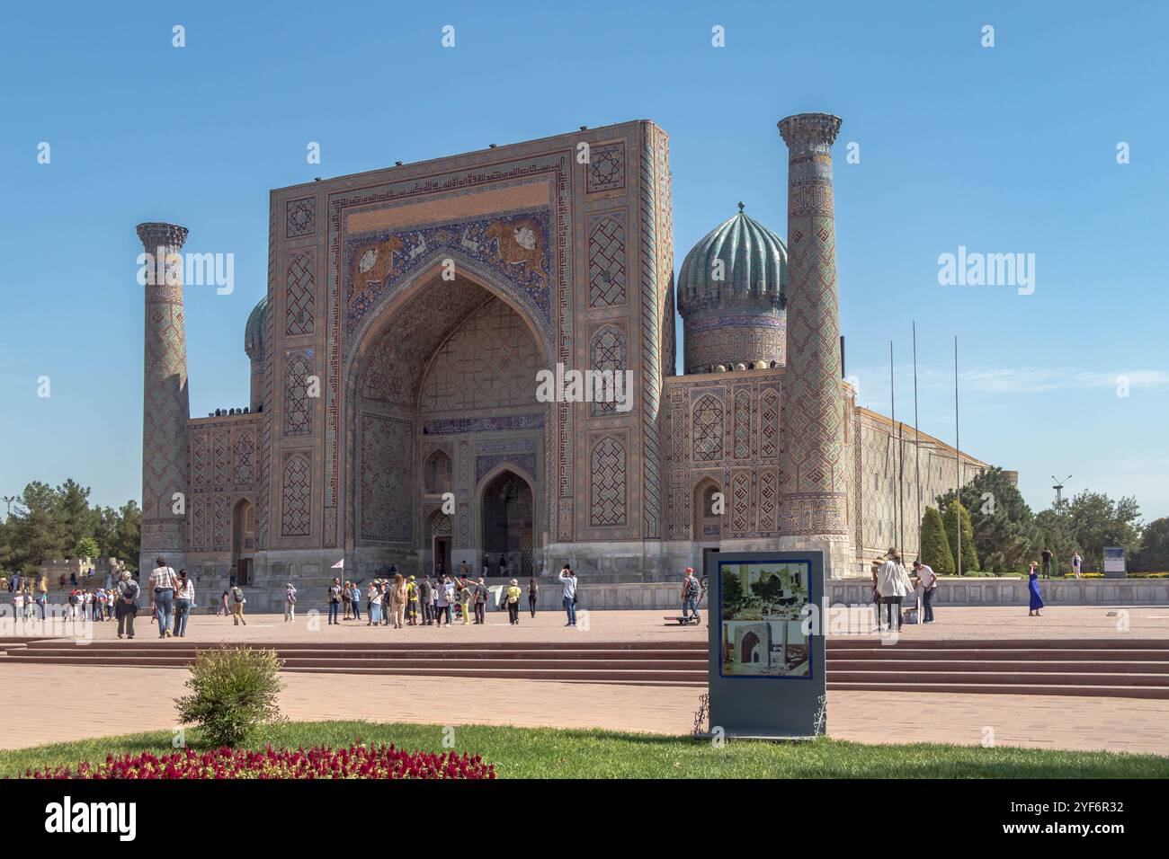 Registan Square Samarkand, Uzbekistan - World Heritage Site Stock Photo ...