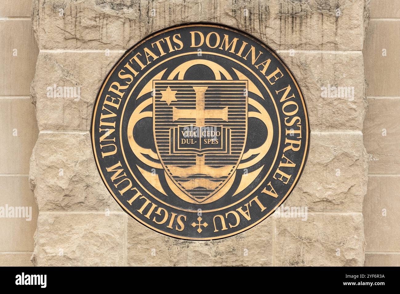 The university seal of the University of Notre Dame, Sigillum ...