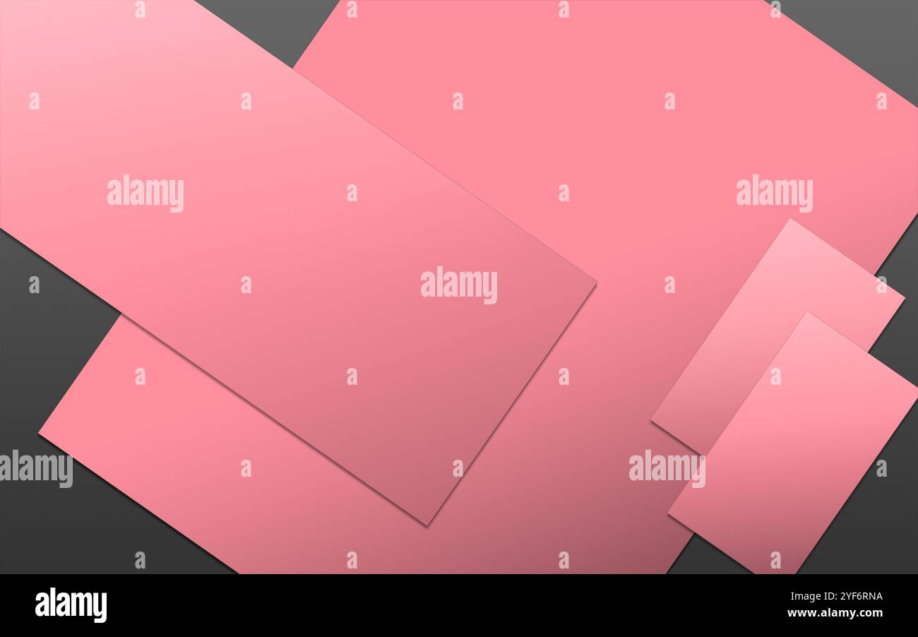 Four promotional paper blank template for presentation layouts and ...