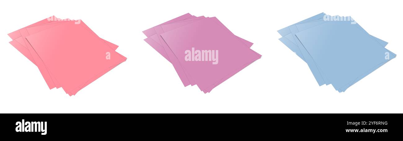 Three Reports blank template for presentation layouts and design. 3D ...