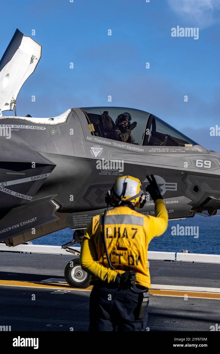 Pacific Ocean, United States. 23 October, 2024. A U.S. Marine Corps F ...