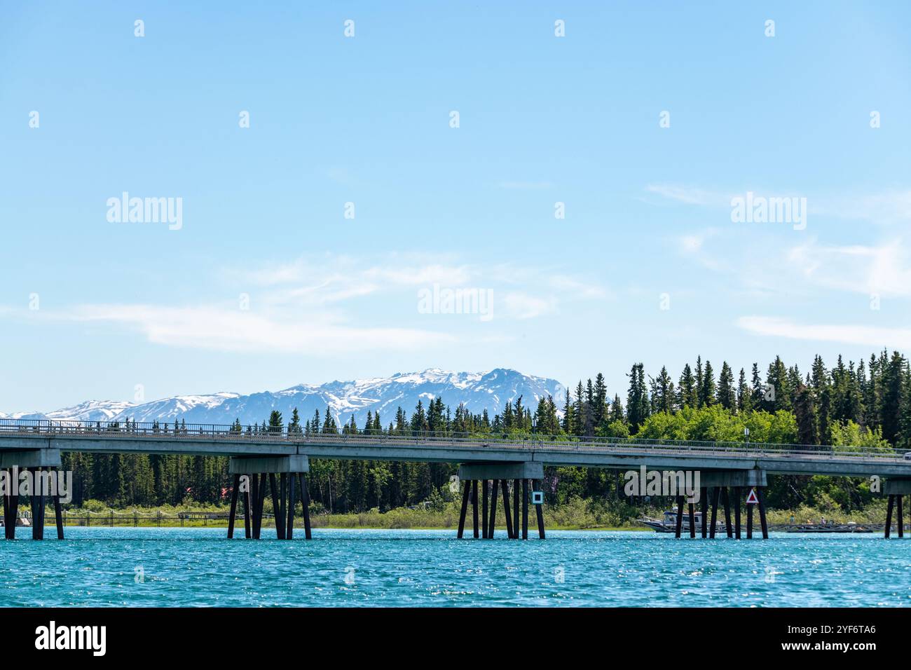 Stunning road trip travel scenes in northern Canada, Yukon Territory ...