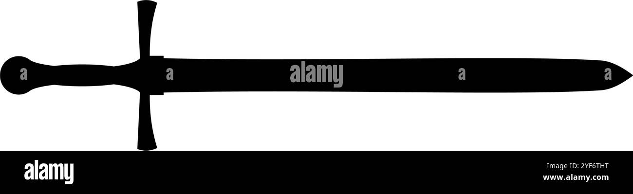 sword silhouette - vector illustration Stock Vector Image & Art - Alamy