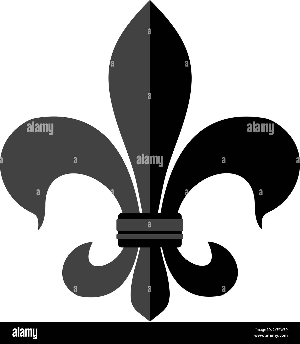 Fleur de lis heraldic icon. Vector Stock Vector Image & Art - Alamy