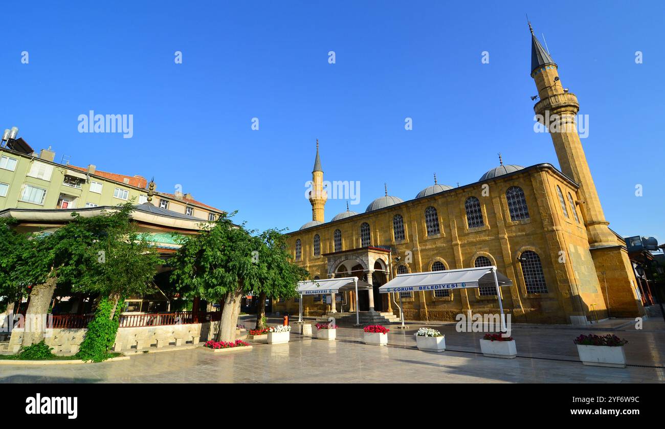 Historical Grand Mosque in Corum, Turkey Stock Photo - Alamy