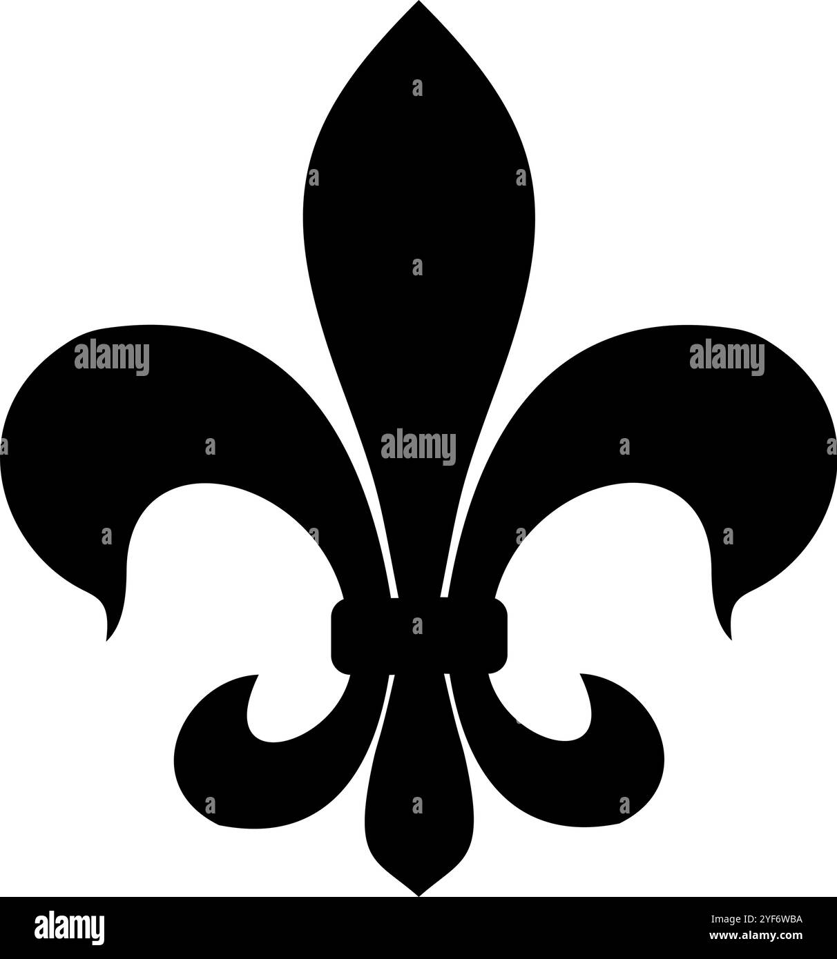 Fleur de lis heraldic icon. Vector Stock Vector Image & Art - Alamy