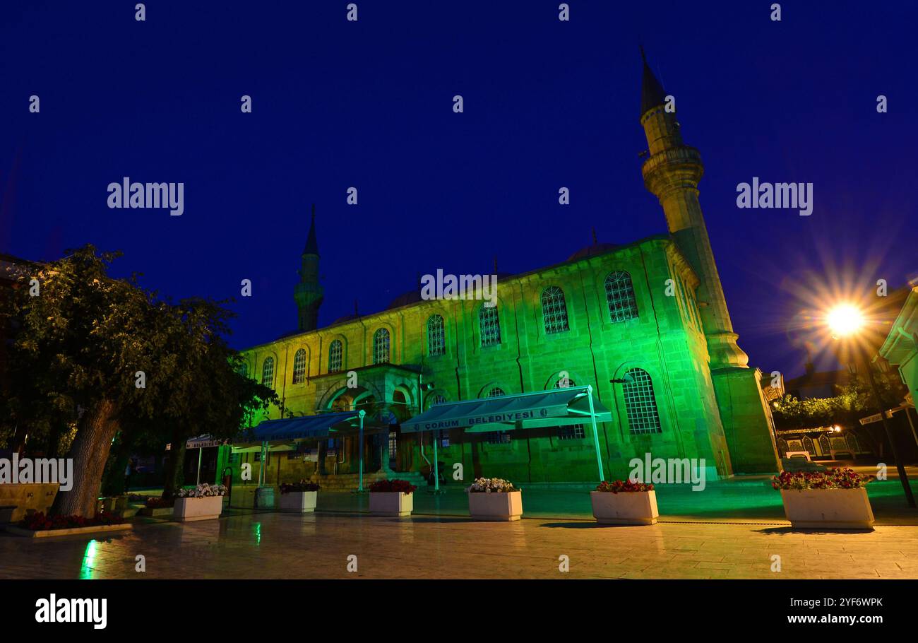 Historical Grand Mosque in Corum, Turkey Stock Photo - Alamy