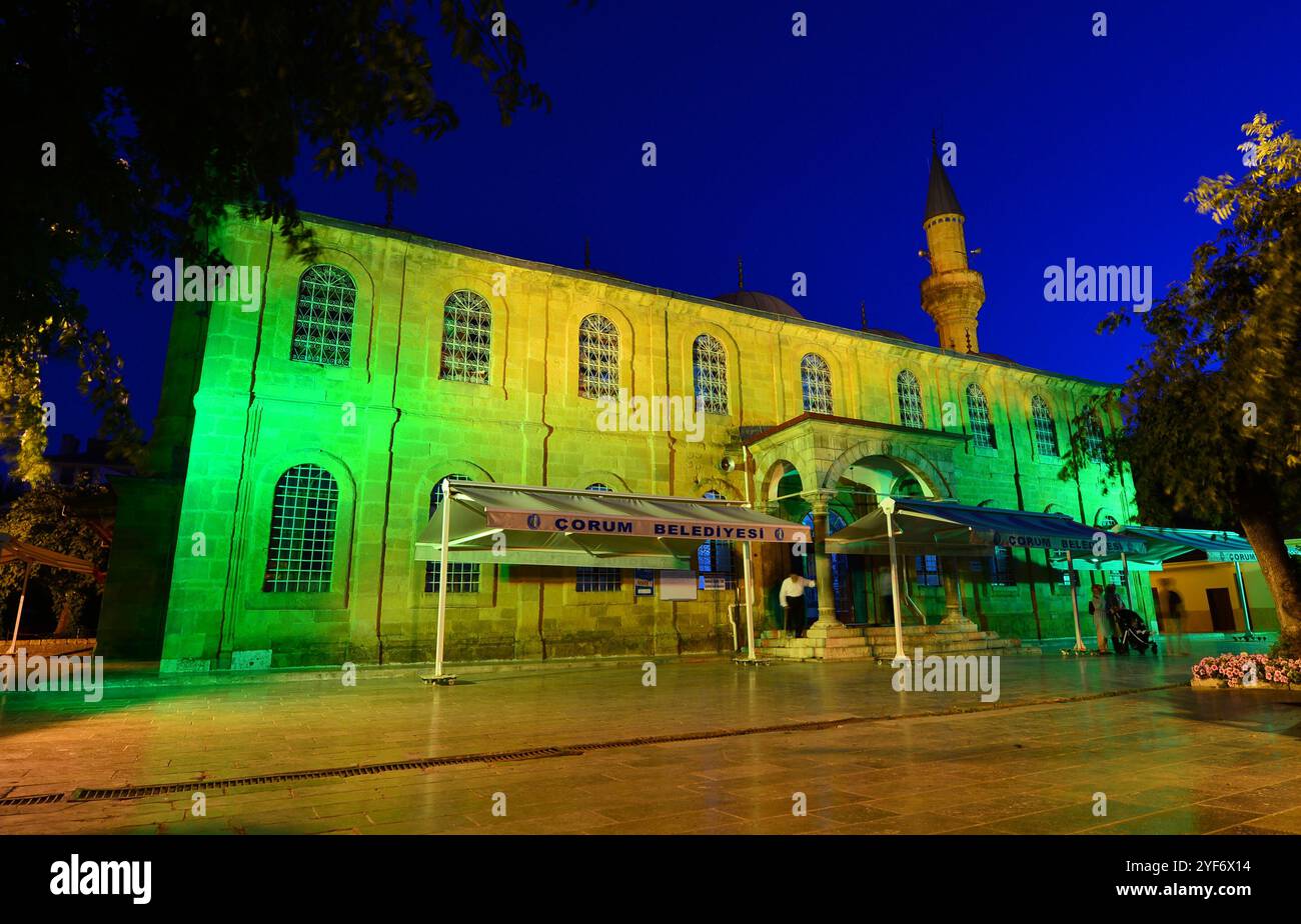 Historical Grand Mosque in Corum, Turkey Stock Photo - Alamy