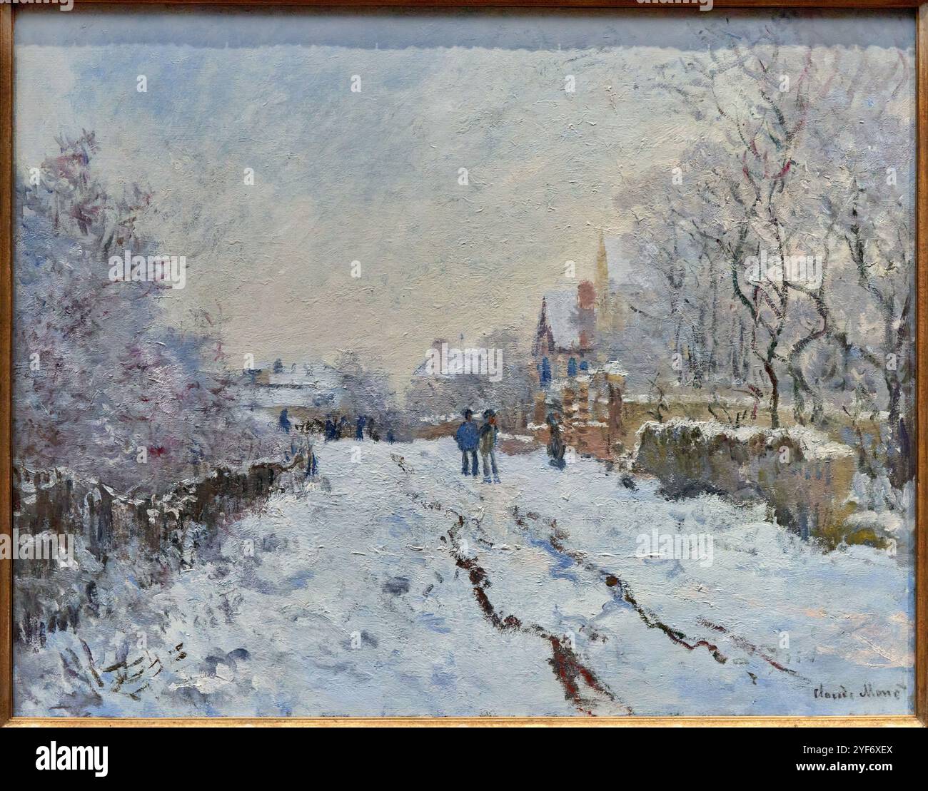 Snow Scene at Argenteuil, 1875, Claude Monet (1840-1926), The National ...