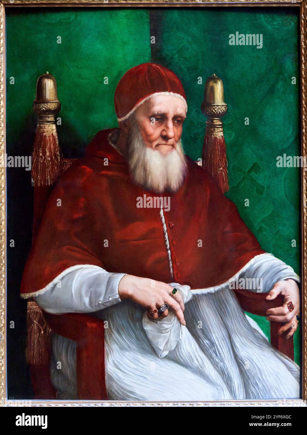 Portrait of Pope Julius II, 1511, Raphael (1483-1520), The National ...