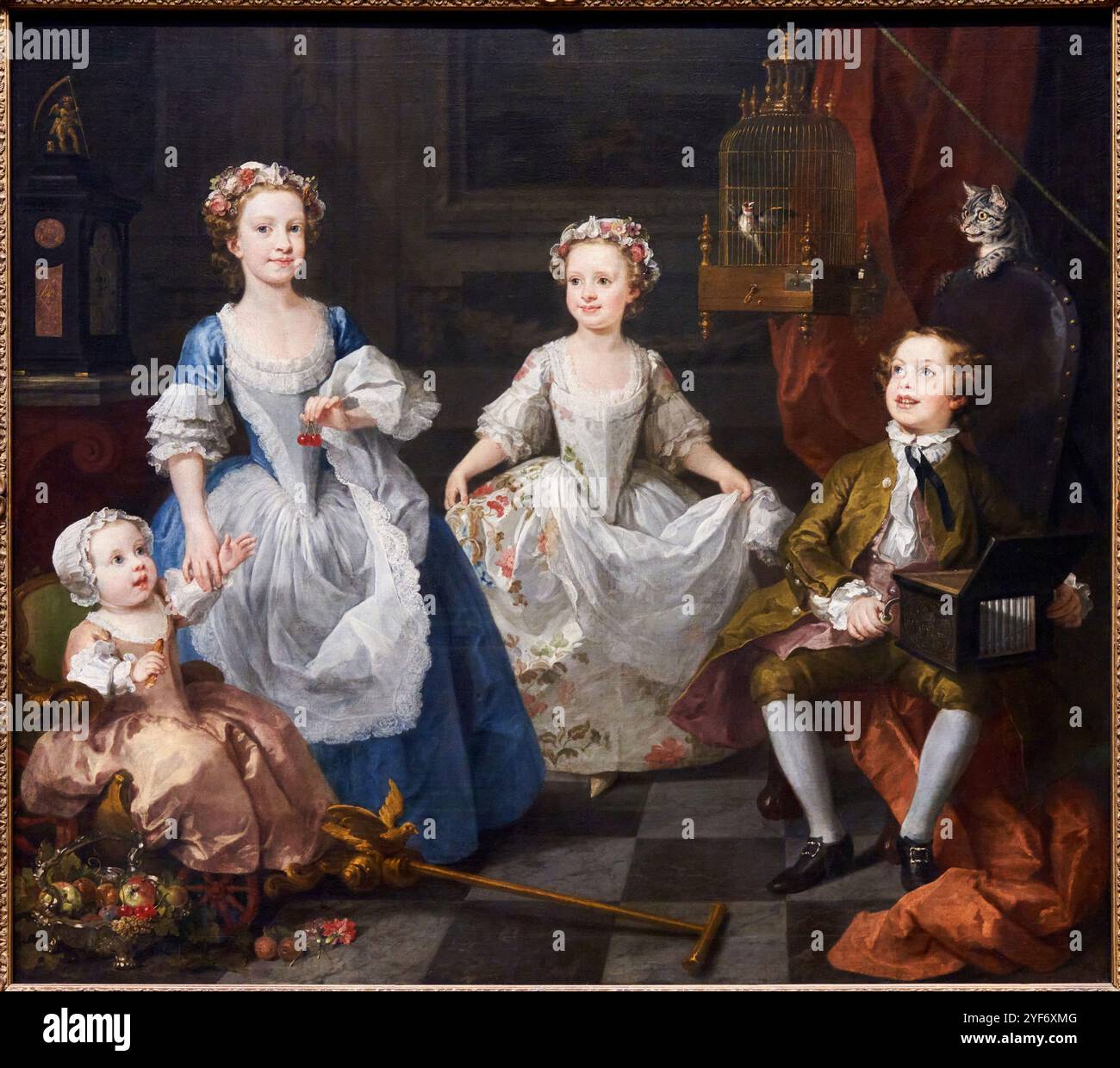 The Graham Children, 1742, William Hogarth (1697-1764), The National ...