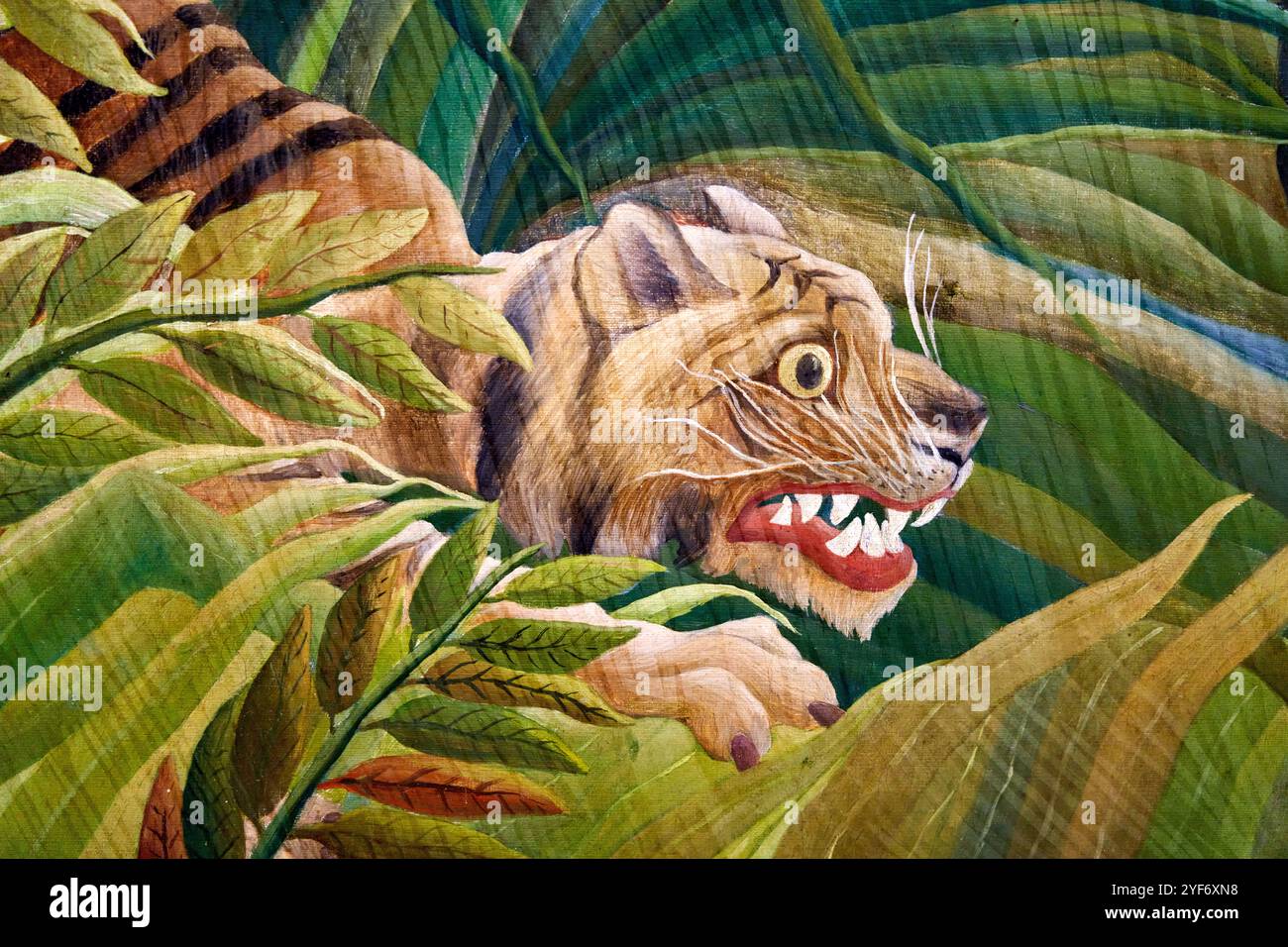 Detail, Surprised!, 1891, Henri Rousseau (1844-1910), The National ...