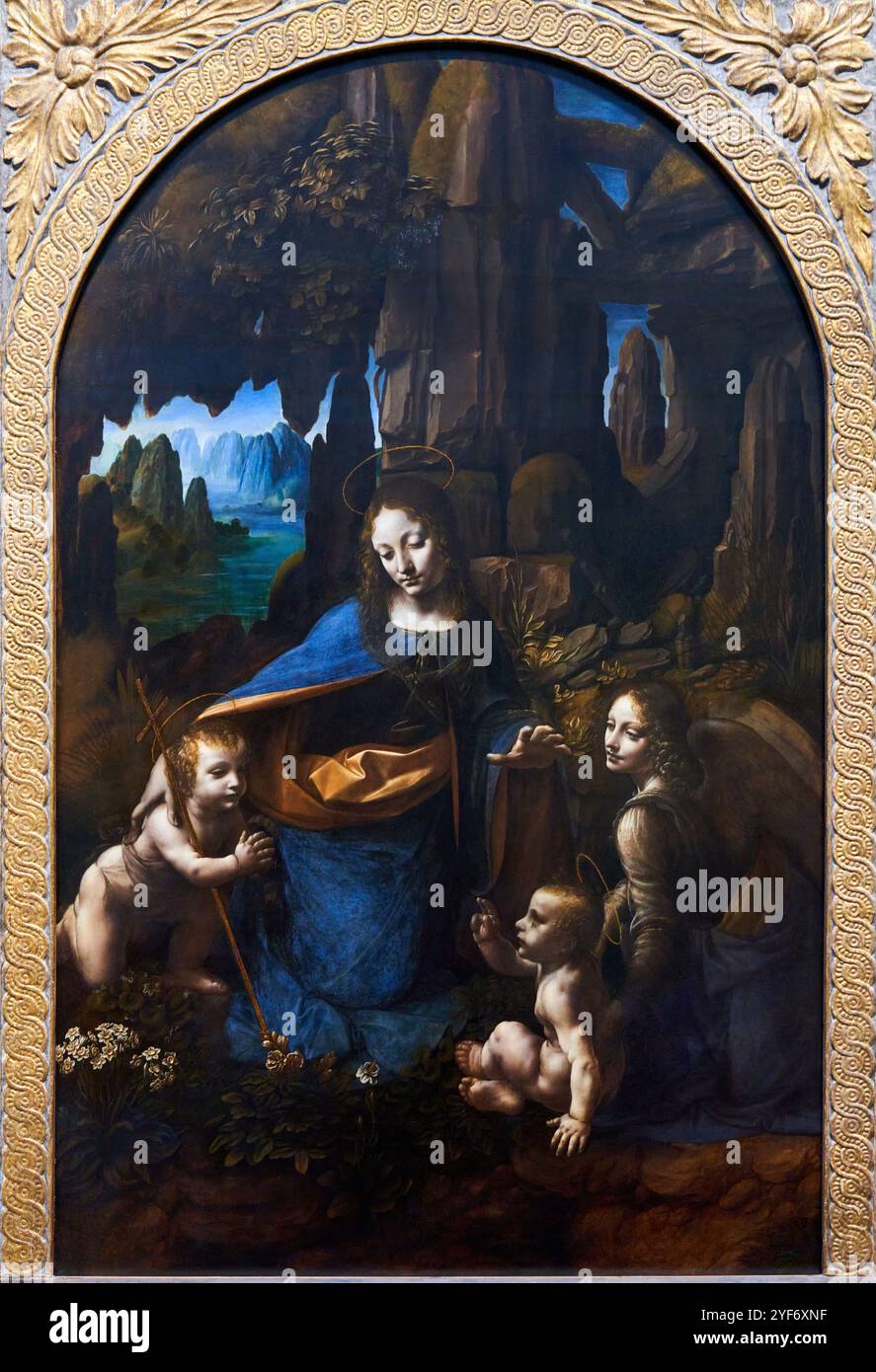 The Virgin of the Rocks, about 1491-1508, Leonardo da Vinci (1452-1519 ...