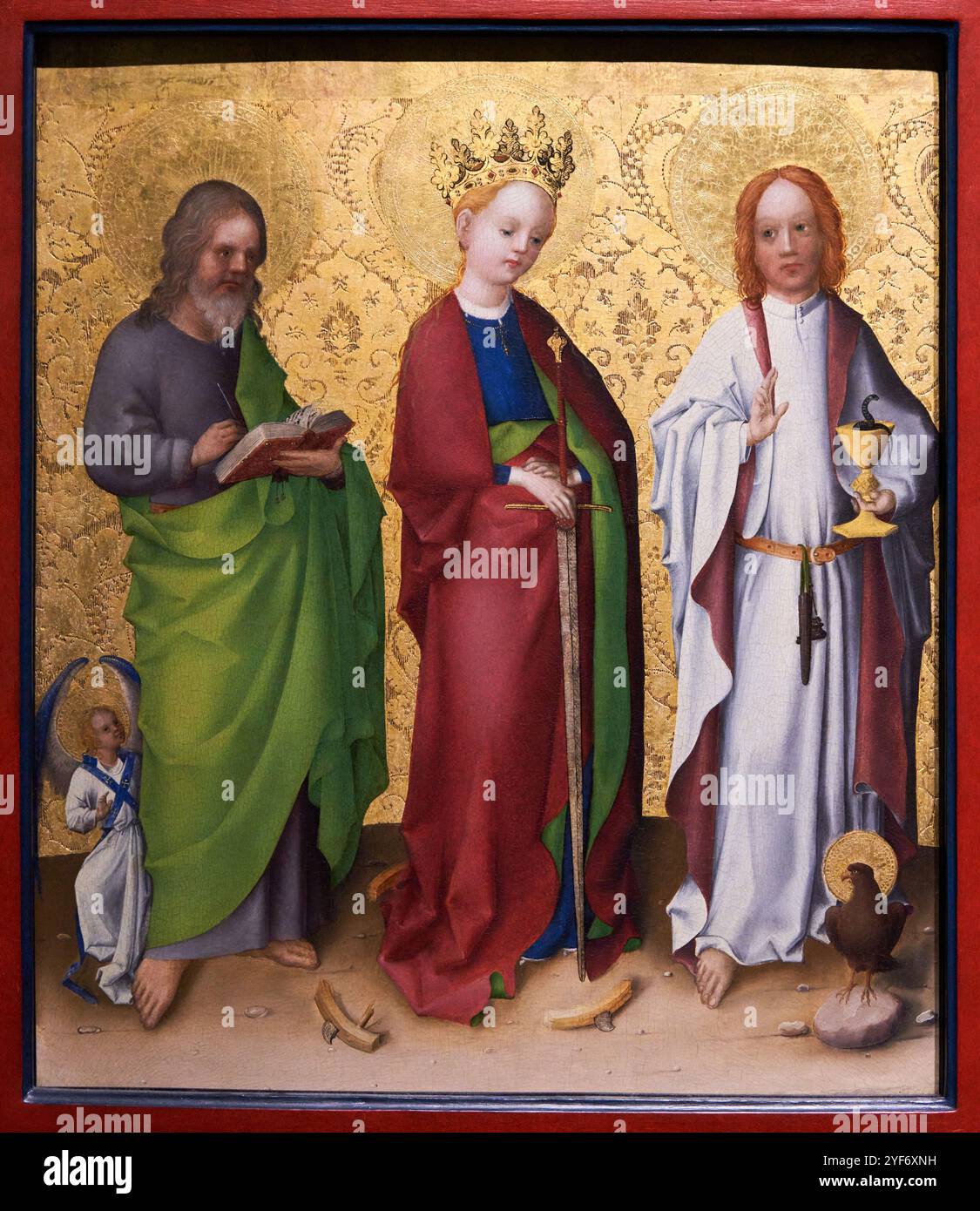Three Saints, about 1450, Stephan Lochner (active 1442; died 1451), The ...