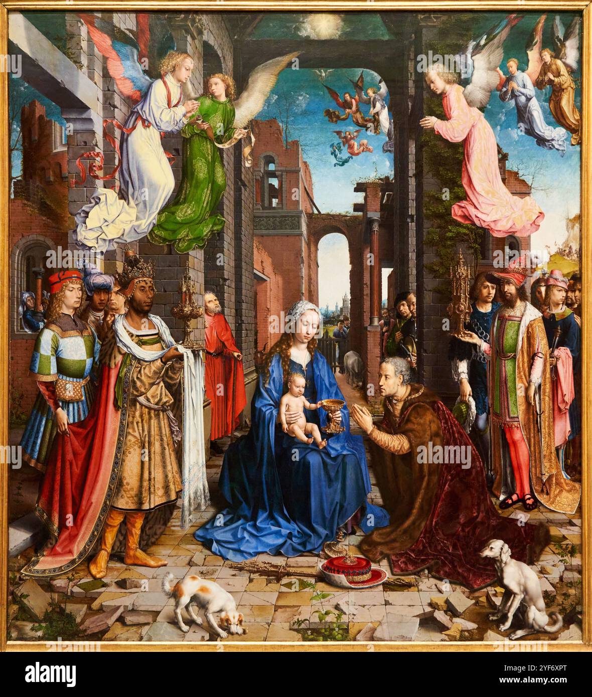 The Adoration of the Kings, 1510-1515, Jan Gossaert (Jean Gossart) (active 1508; died 1532), The ...
