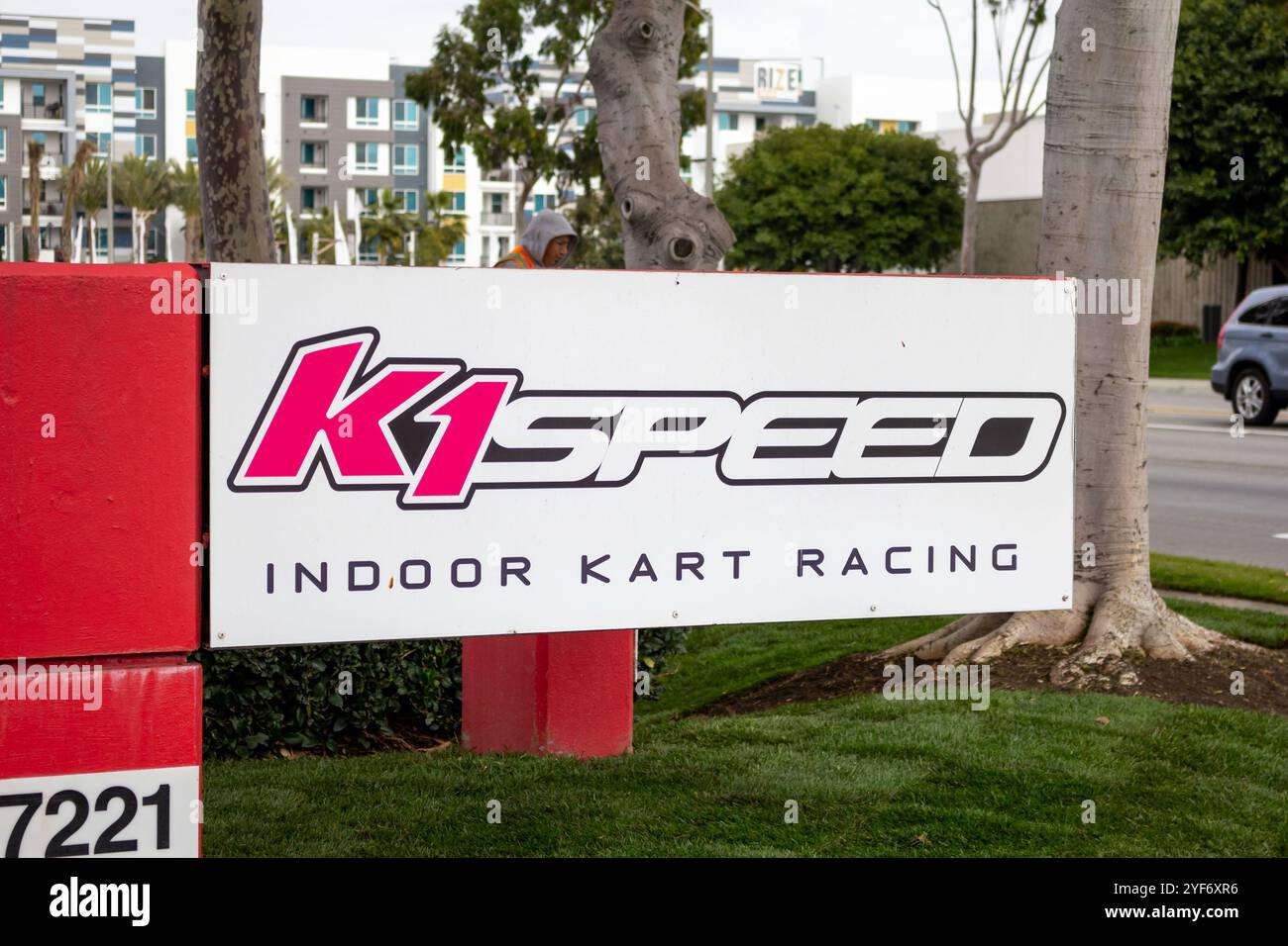 Irvine, California, United States - 03-01-2019: A view of a store front ...