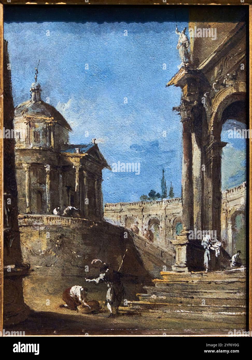 An Architectural Caprice with a Palladian-Style Building, 1770-1780 ...