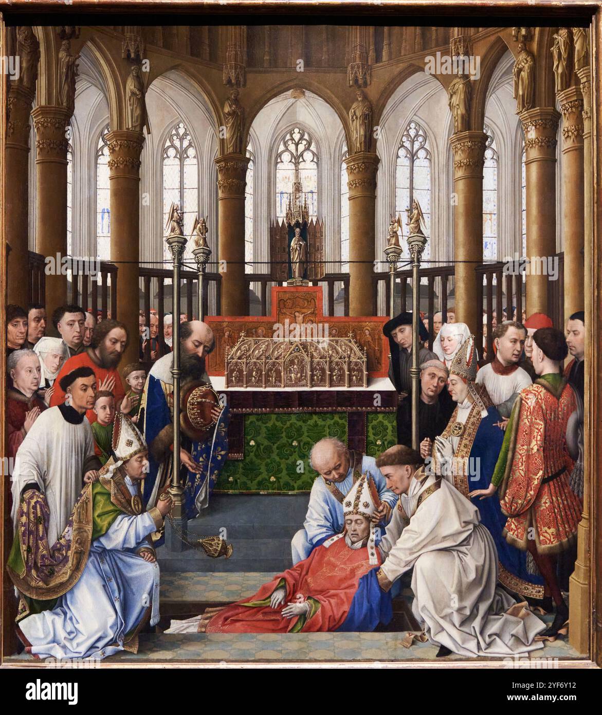 The Exhumation of Saint Hubert, late 1430s, Rogier van der Weyden and ...