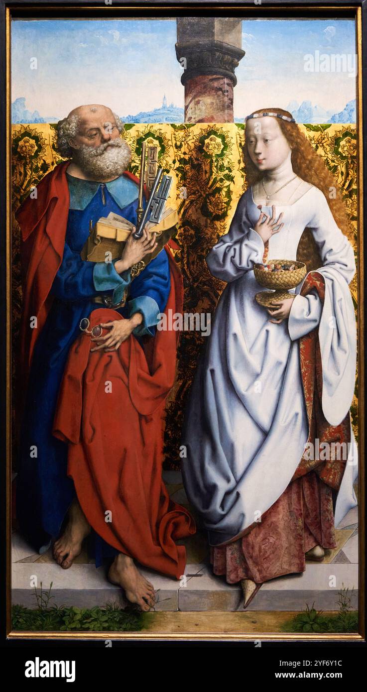 Saints Peter and Dorothy, probably. 1505-1510, Master of the Saint ...