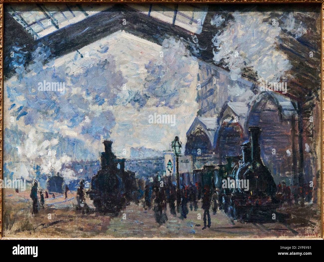 The Gare St-Lazare, 1877, Claude Monet (1840-1926), The National ...