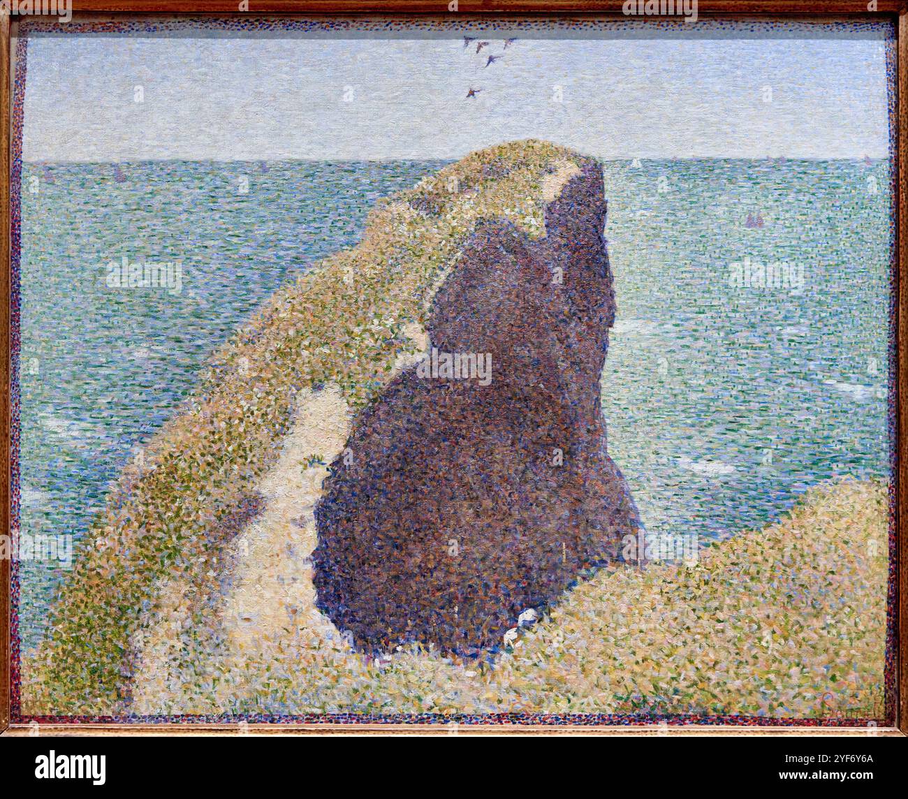 Le Bec du Hoc, Grandcamp, 1885, Georges Seurat (1859-1891), The ...