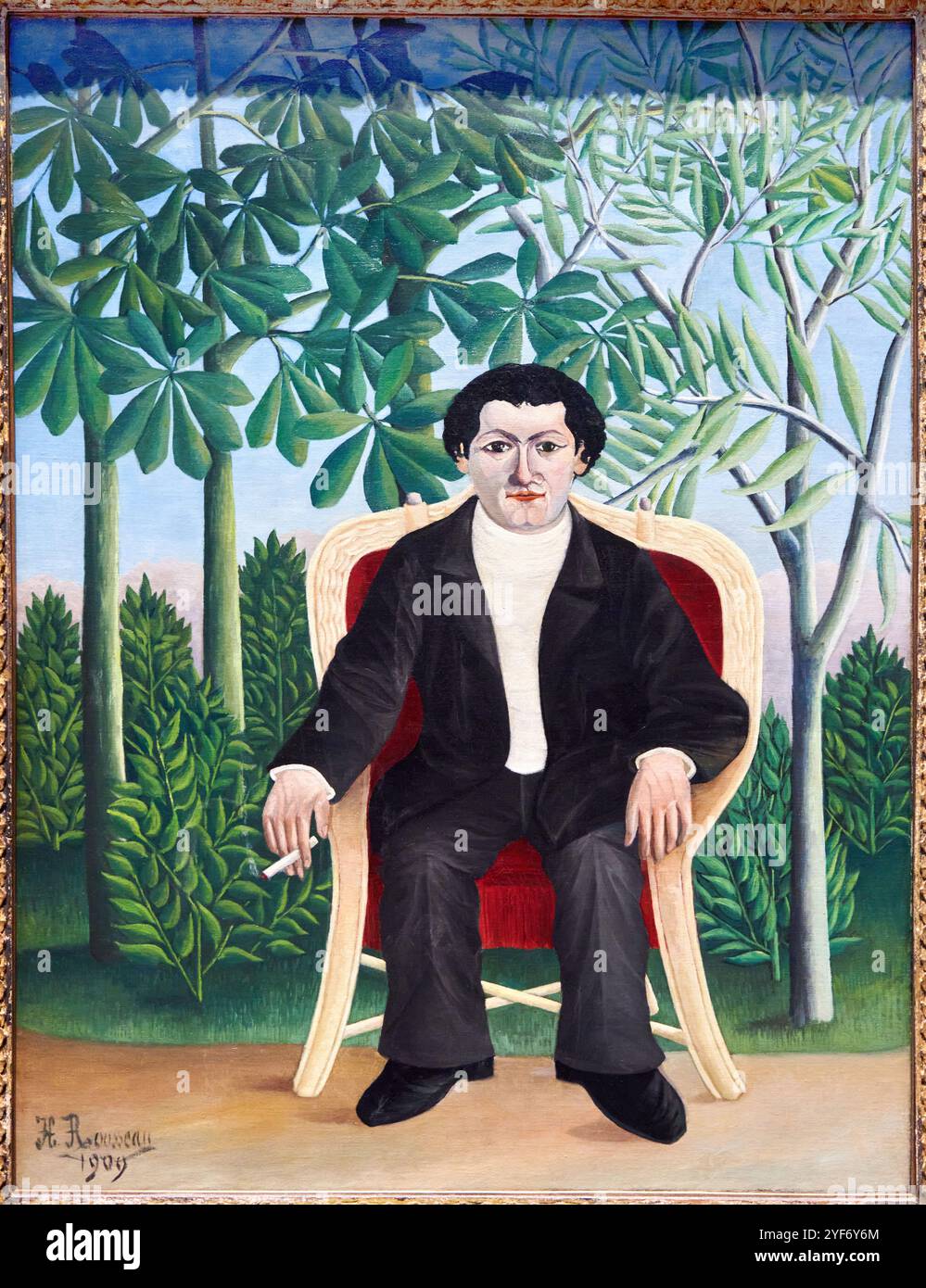 Portrait of Joseph Brummer, 1909, Henri Rousseau (1844-1910), The ...