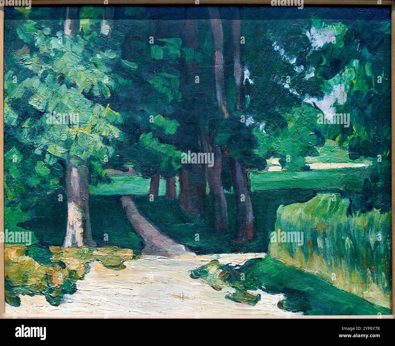 The Avenue at the Jas de Bouffan,. 1868-1870, possibly later, Paul ...