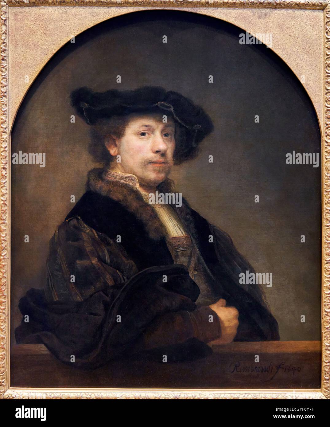 Self Portrait at the Age of 34, 1640, Rembrandt (1606-1669), The ...