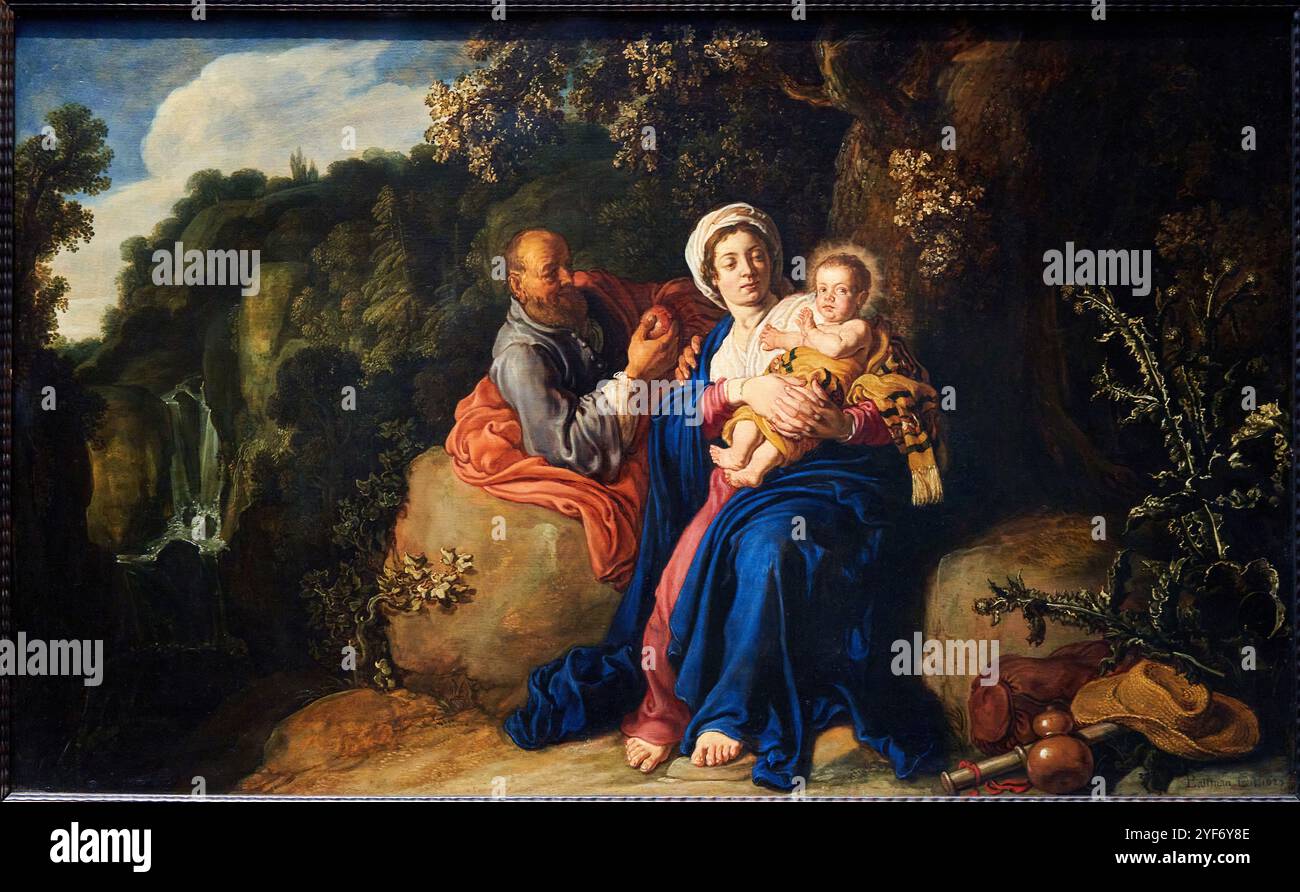 The Rest on the Flight into Egypt, 1620, Pieter Lastman (1583-1633 ...