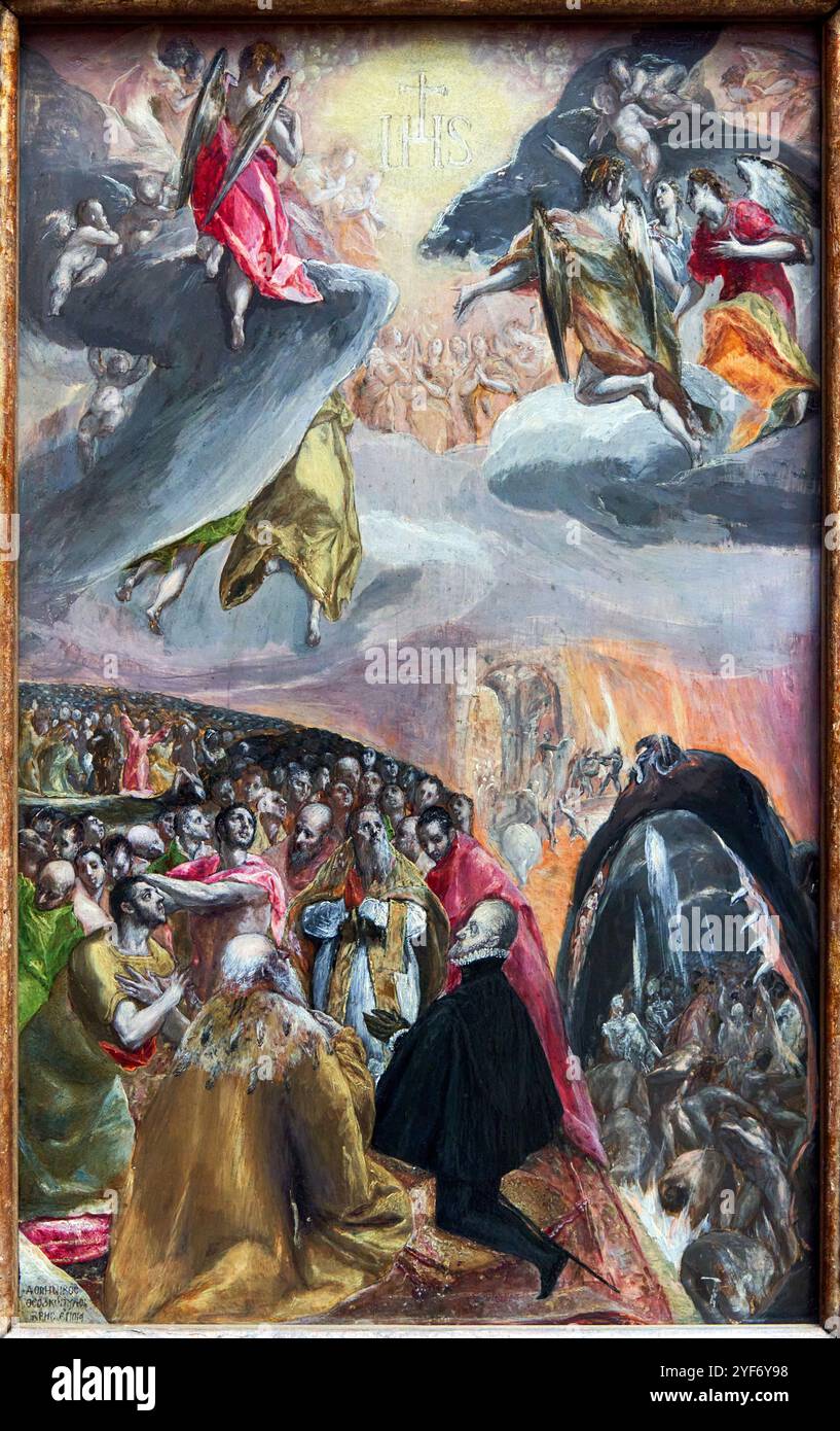 The Adoration of the Name of Jesus, late 1570s, El Greco (1541-1614 ...
