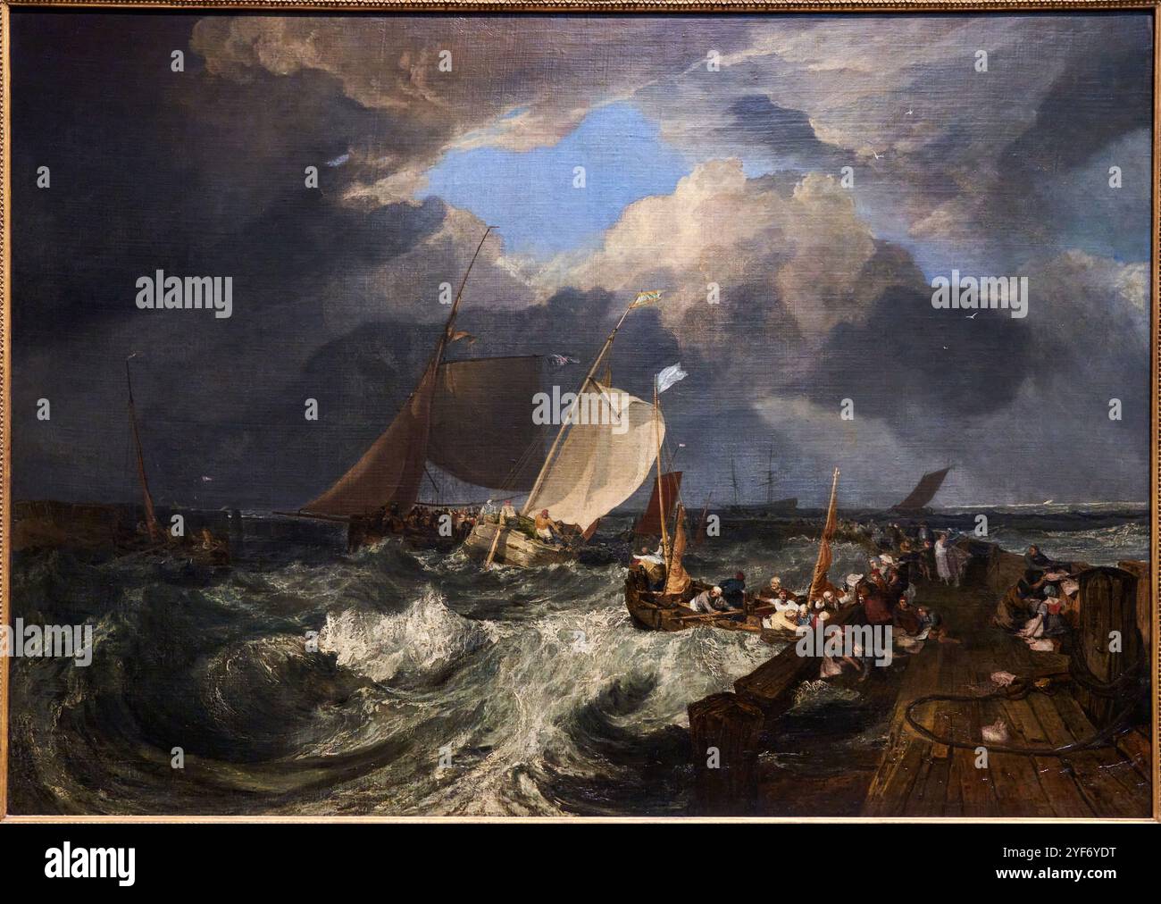 Calais Pier: An English Packet. Arriving, 1803, Joseph Mallord William ...