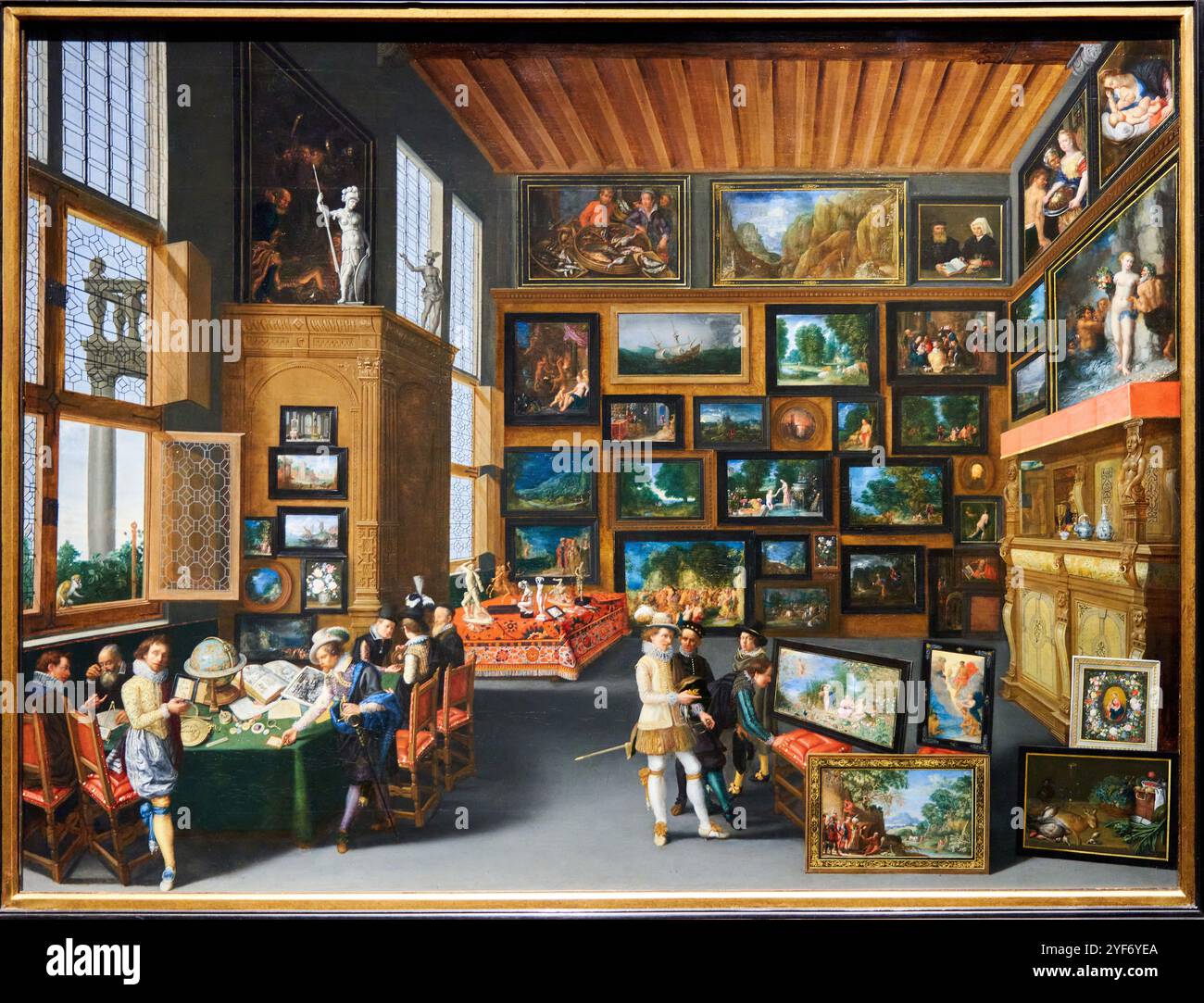 Cognoscenti in a Room hung with. Pictures, about 1620, Unknown Flemish ...