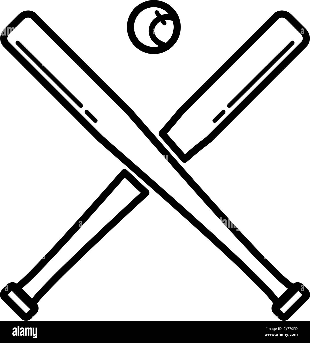 Simple black baseball base Stock Vector Images - Alamy