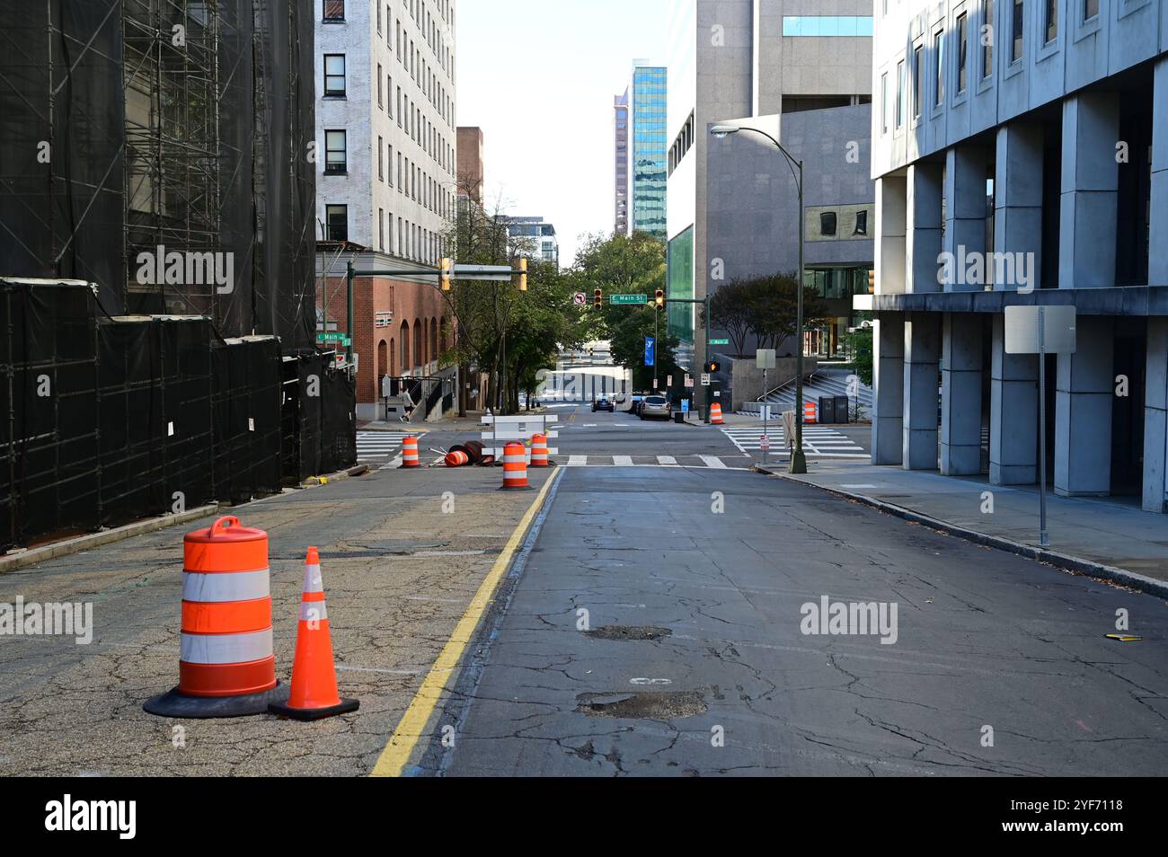 Streets of Richmond, Virginia early in the morning. November 2024 Stock ...